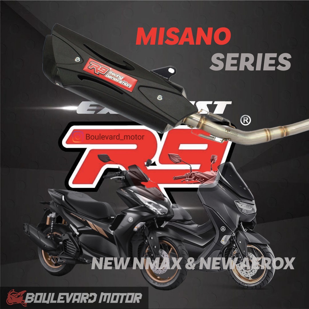 Jual R9 MISANO NMAX NEW/OLD AEROX NEW/OLD VARIO 125/150/160 | Shopee ...