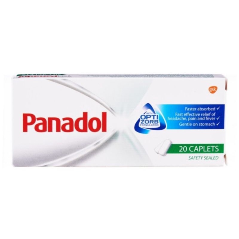 Jual Panadol With Optizorb - ( 20 Caplets) | Shopee Indonesia
