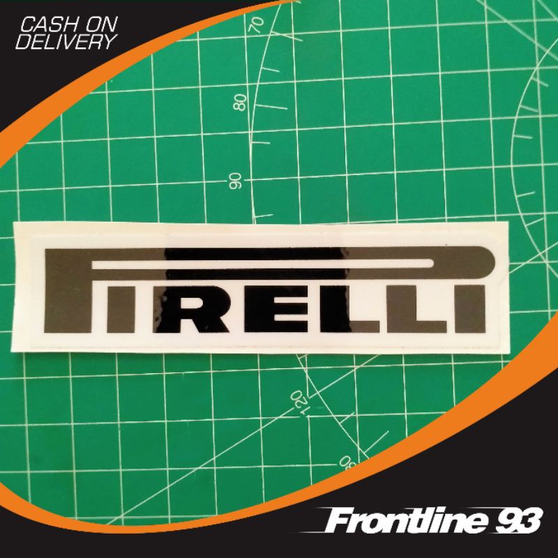 Jual Sticker Print n Cut FIRELLI laminasi glossy stiker racing mobil ...