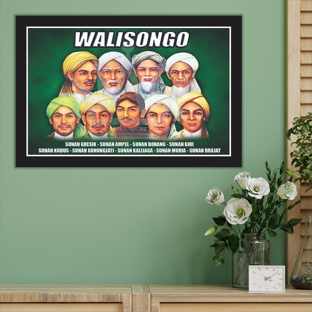 Jual Poster Walisongo | Wali Songo | Ulama Nusantara | Poster Ulama Dan ...