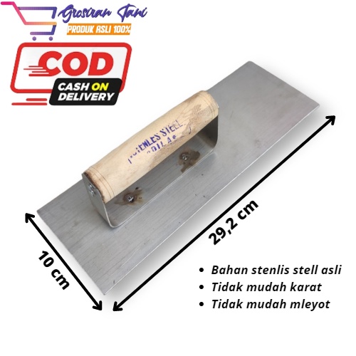 Jual Raskam Acian Tembok Bahan Stenlis Stell ASLI Anti Karat - Alat ...
