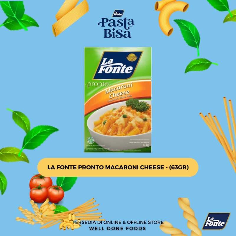 Jual La Fonte Pronto Macaroni Cheese 63gr | Shopee Indonesia