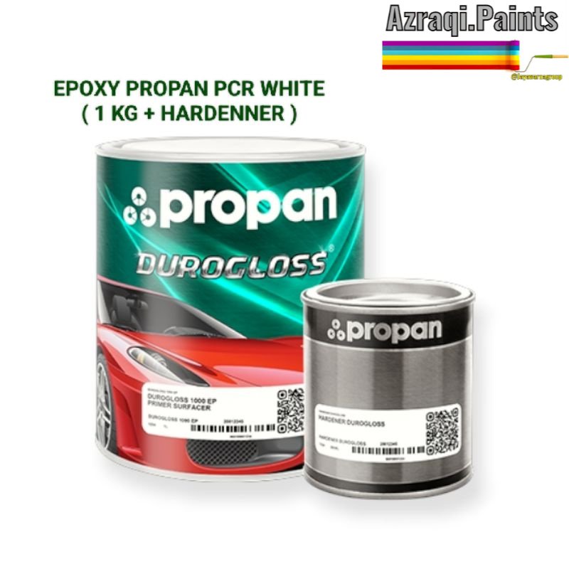 Jual PROPAN DUROGLOSS EPOXY PCR 1000 WHITE ( 1 KG ) | Shopee Indonesia