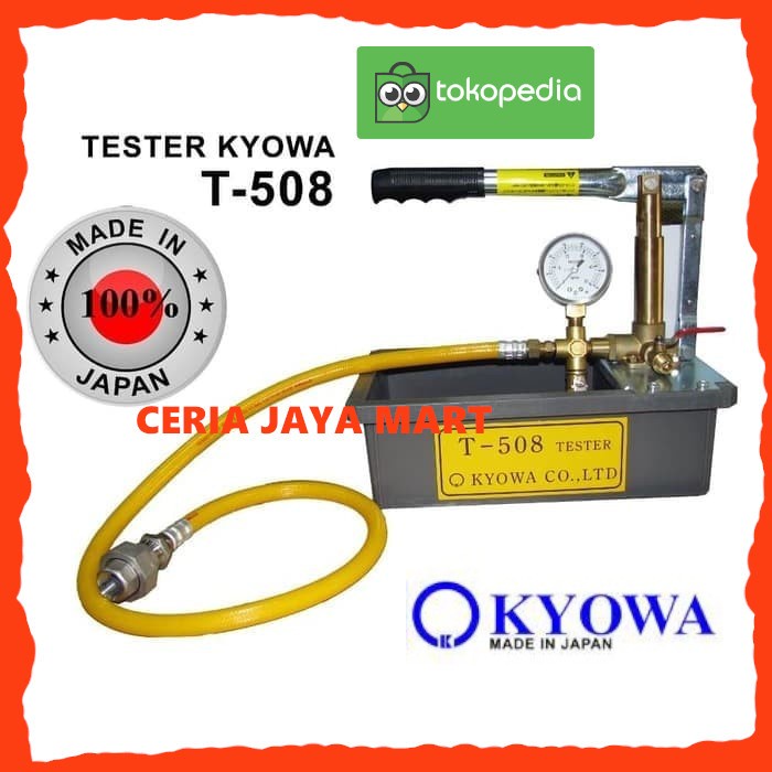 Jual Test pump Kyowa T508 japan Alat Test tekanan Pipa valve Original ...