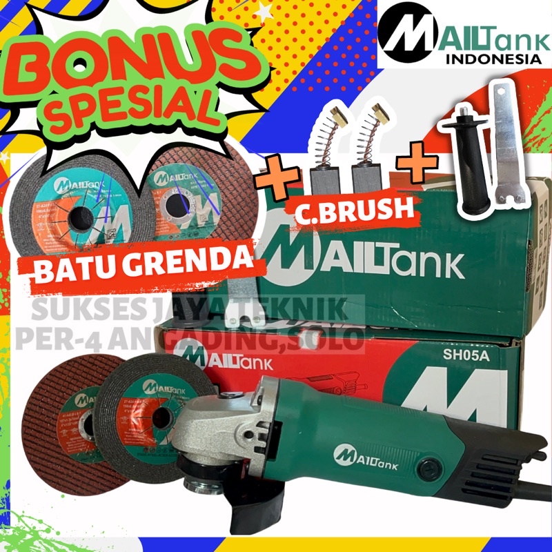 Jual mesin gerinda tangan 4 inch mailtank SH 05 mesin gurinda sh05 grenda grinder 4in murah sh01 ...