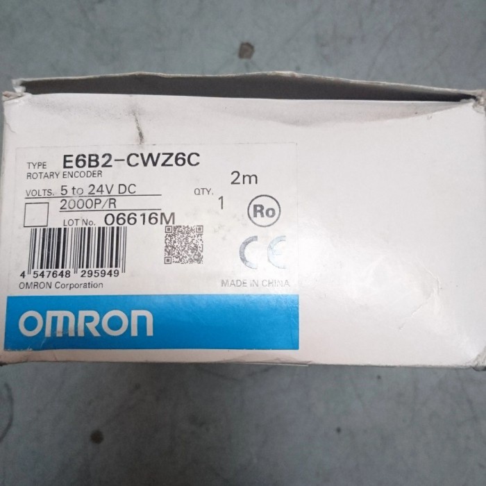 Jual Encoder Rotary Encoder E6B2-Cwz6C 2000 P/R Omron (Original ...