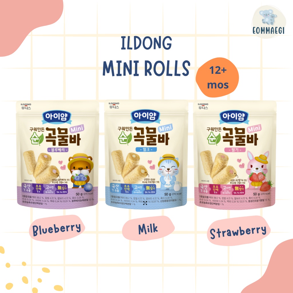 Jual Ildong Mini Rolls / Snack Bayi / Cemilan Anak / Cemilan Bayi ...