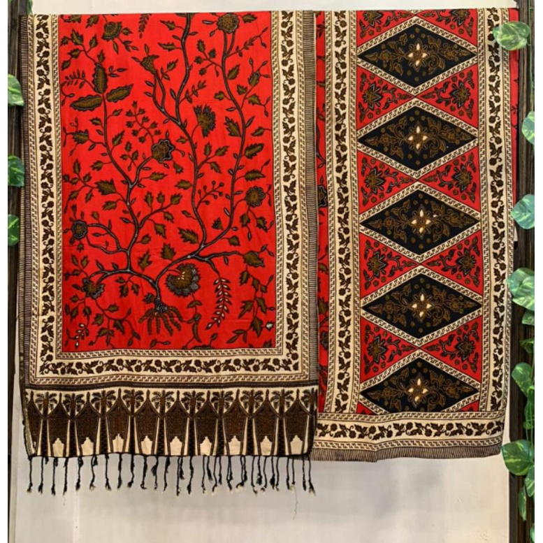 Jual selendang dan kain batik tanah liek ori ranah minang sumbar ...