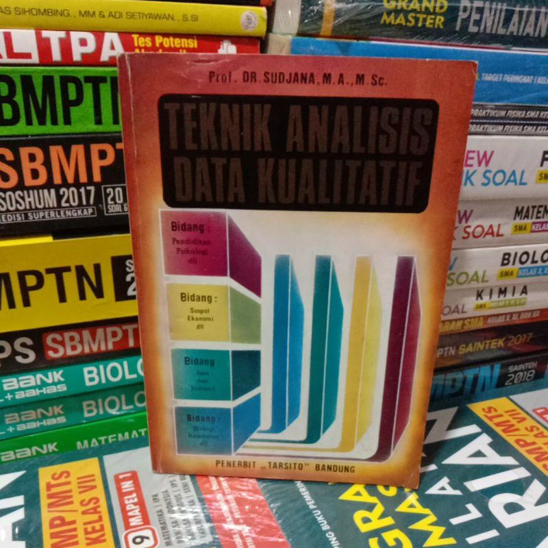 Jual Buku Original TEKNIK ANALISIS DATA KUALITATIF Tarsito Bandung ...