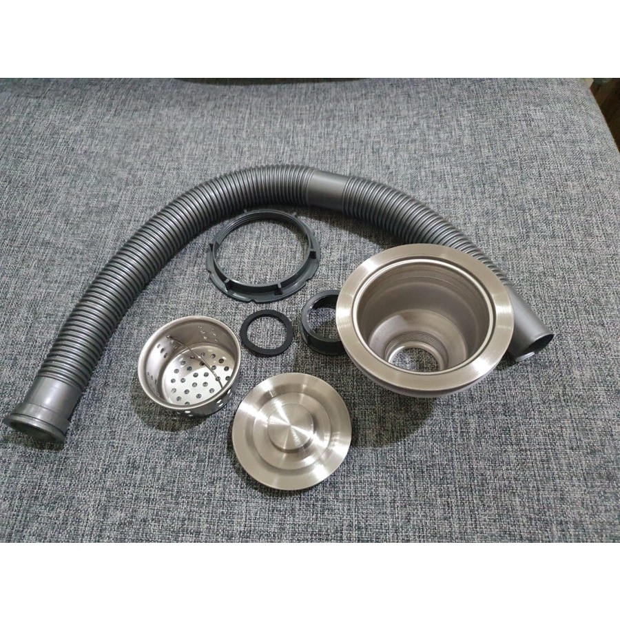 Jual Afur STAINLESS STEEL bak cuci piring / Selang wastafel / Drat ...