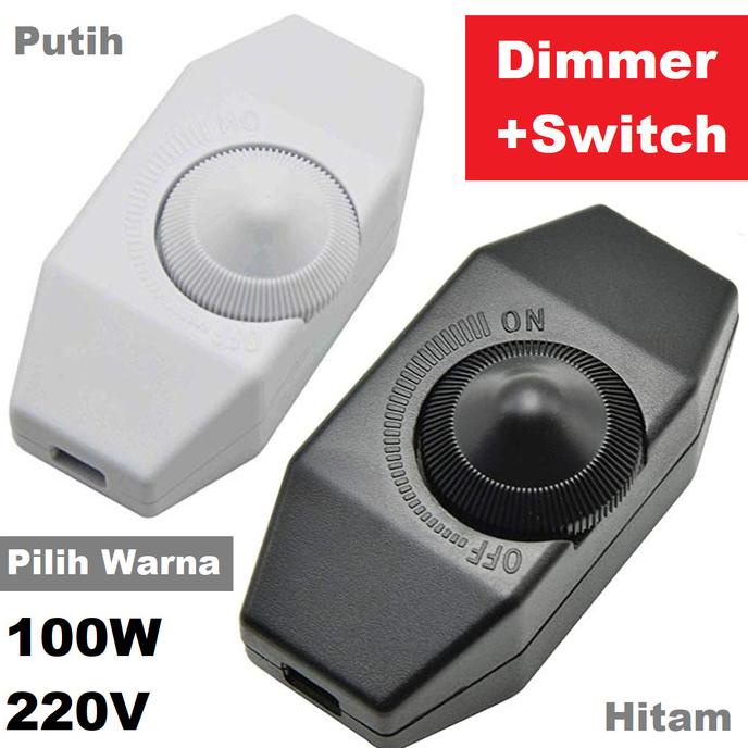 Jual AC Dimmer +Saklar Power ON OFF dimer pengatur lampu kipas motor ...