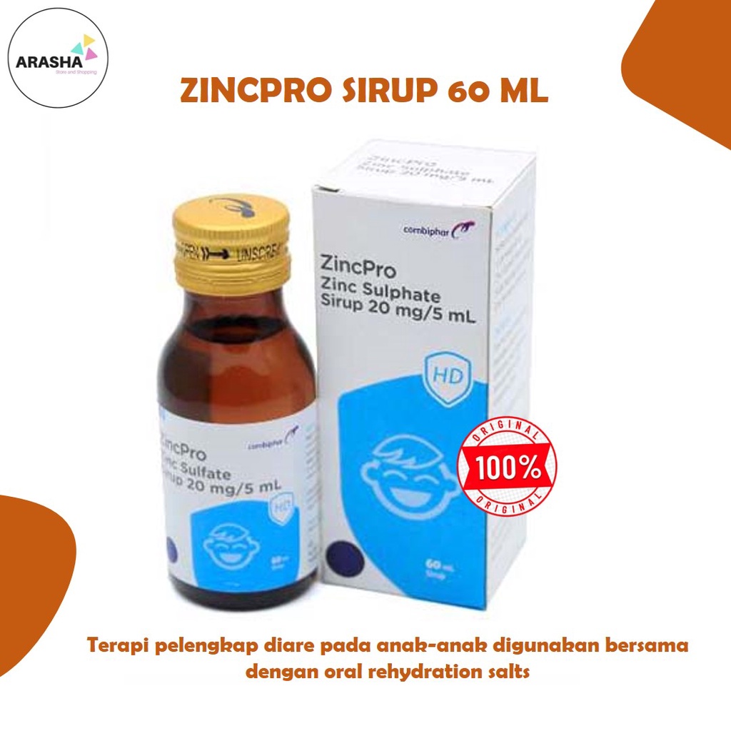 Jual ZINCPRO SIRUP 60 ML Obat Diare Pada Anak Anak | Shopee Indonesia