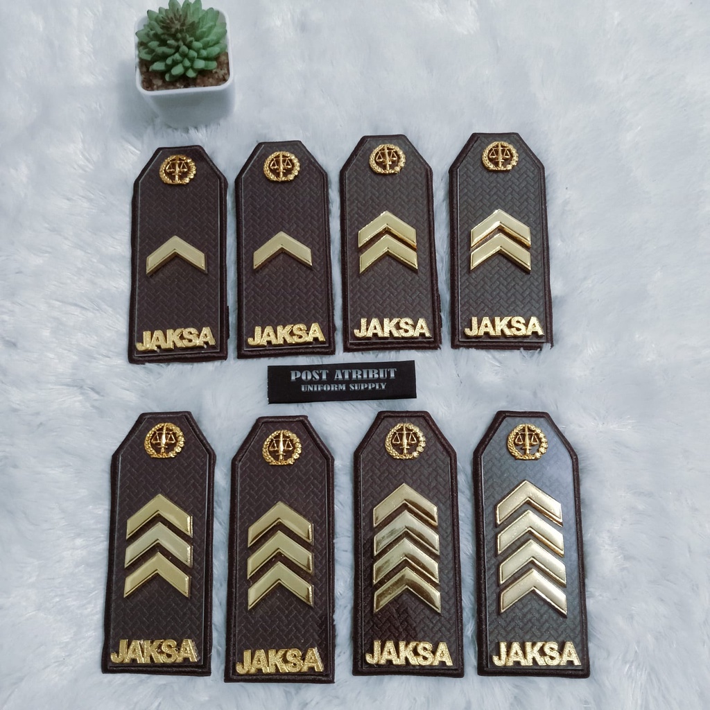 Jual Pangkat PDU 2A-2D LOGAM JAKSA / Pangkat JAKSA Terbaru / Atribut ...