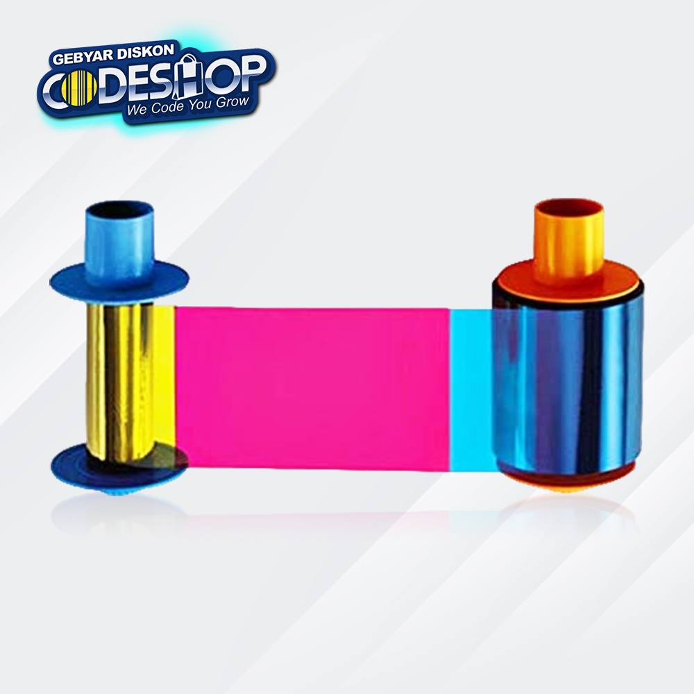 Jual Fargo DTC1500 Ribbon Color YMCKO 500 Images Prints Tinta Warna ...