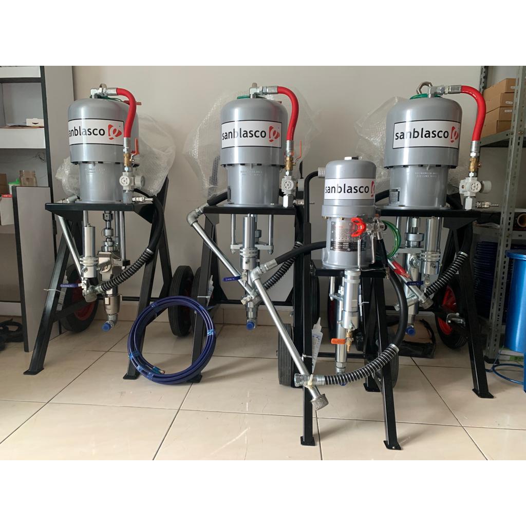 Jual airless pump paint spray korea mirip graco ast sanblasco flotech ...