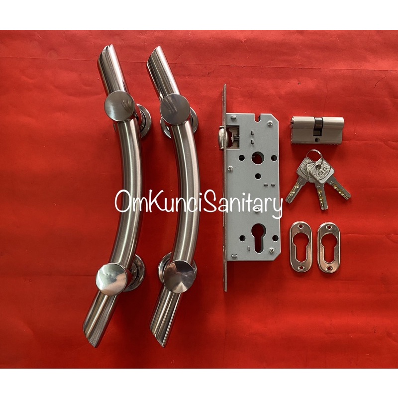 Jual Pull Handle Pintu Tarikan Pintu Bulat C Bulan Sabit Panjang 33cm ...
