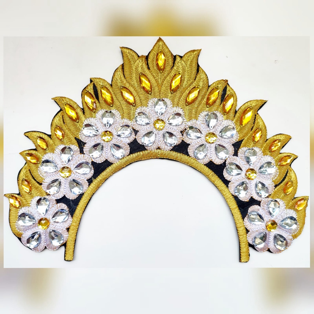 Jual bordir mahkota bali / mahkota adat bali / aksesoris tari | Shopee ...