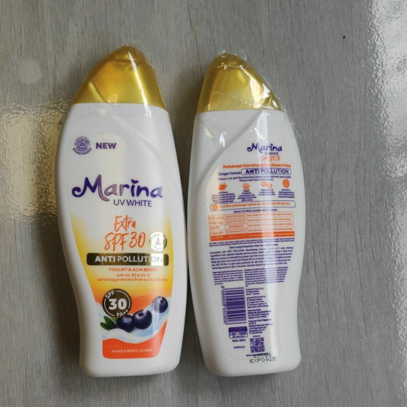 Jual Marina Sunblock badan UV White Extra SPF 30 Water Resistant Anti ...