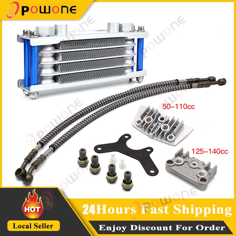 Jual Universal Motorcycle Oil Cooler Pocket Bike Engine Stroke ...