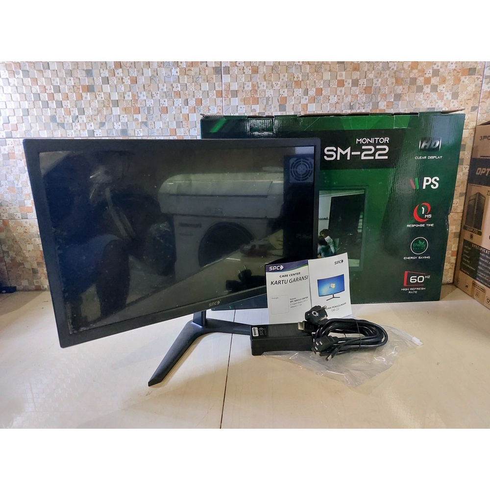 Jual Monitor LED SPC 22 Inch LIKE NEW | Shopee Indonesia