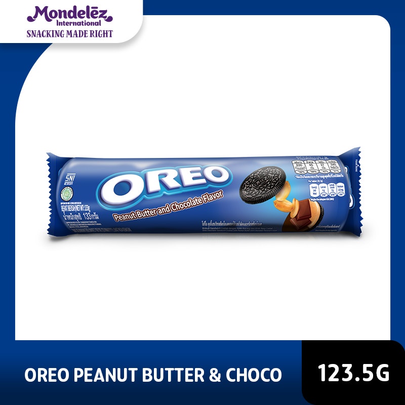 Jual Oreo Biskuit Peanut Butter & Chocolate 119.6g- Snack | Shopee ...
