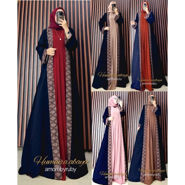 Jual HUMAIRA ABAYA HITAM TURKEY/TURKI TERBARU LEBARAN 2023 OUTER BUSUI ...