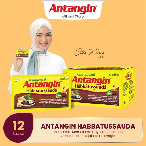 Jual Antangin Habbatussauda Sirup Herbal Box 12 Sachet - Menjaga Imun ...