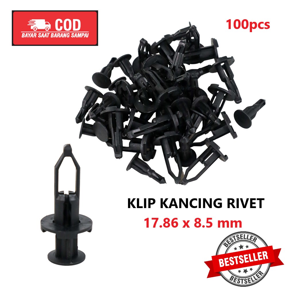 Jual BAUT RIVET UNIVERSAL - Klip Kancing Plastic Car Buckle Rivet 17.86 ...