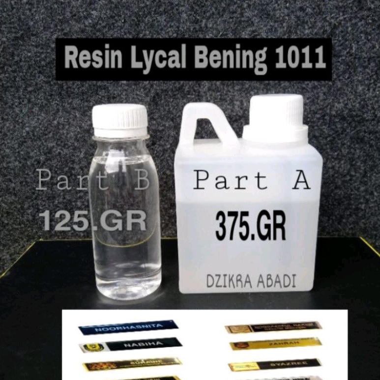 Jual Resin Lycal Lical Keras Bening (1011) 500.gr | Shopee Indonesia