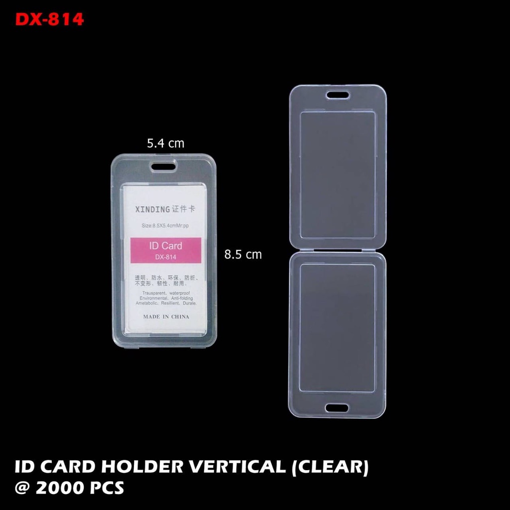Jual [1 PCS] frame casing box tempat ID card flashdisk holder bening ...