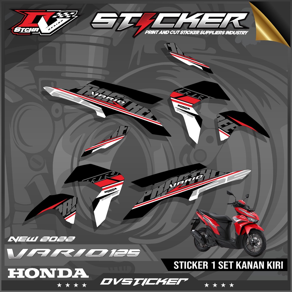 Jual Stiker motor VARIO 125 NEW 2022-Striping motor vario 125 2022 new ...