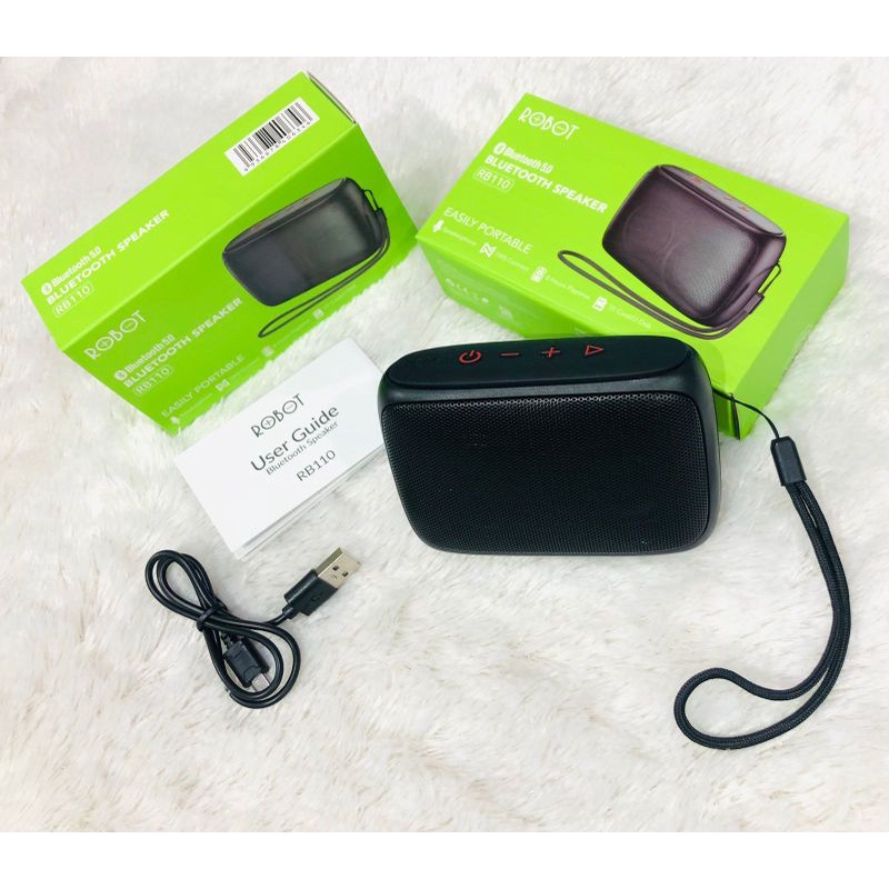 Jual SPEAKER BLUETOOTH ROBOT RB110 EASILY PORTABLE POWERBASS BLUETOOTH 5.0 CHIP INTERKONEKSI TWS ...