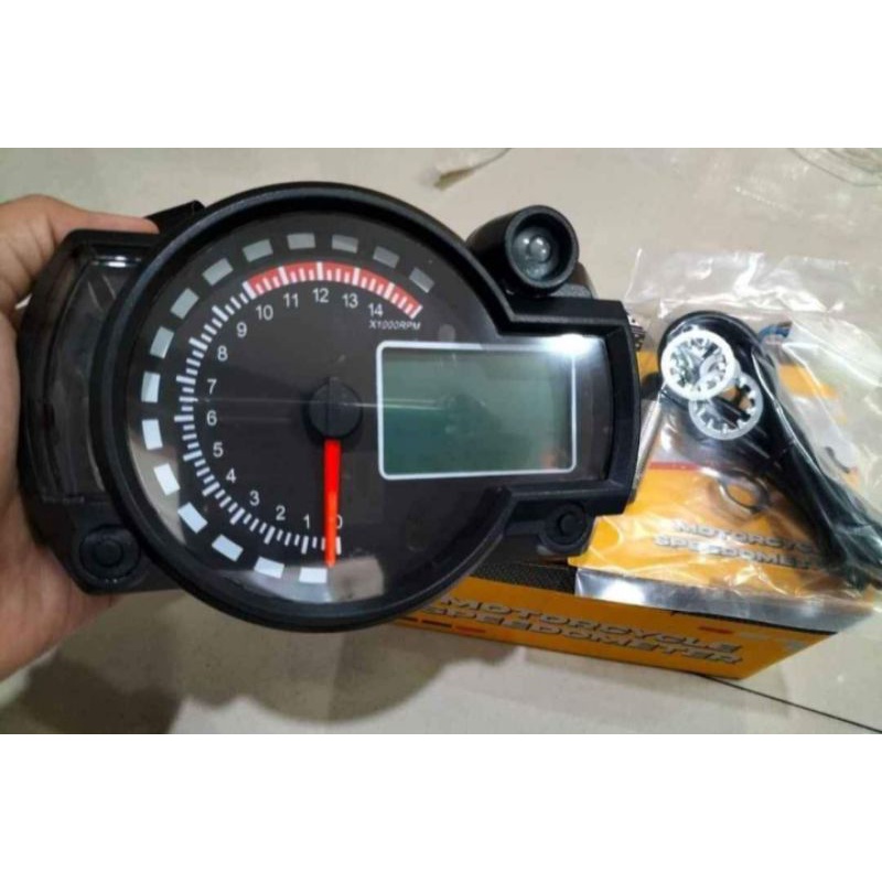 Jual SPEDOMETER KOSO Spedometer digital model rx2n koso layar hitam ...