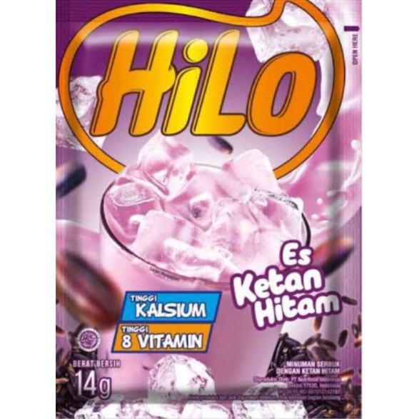 Jual PCS - HILO Minuman Serbuk Susu Tinggi Kalsium Sachet 14g Varian ...