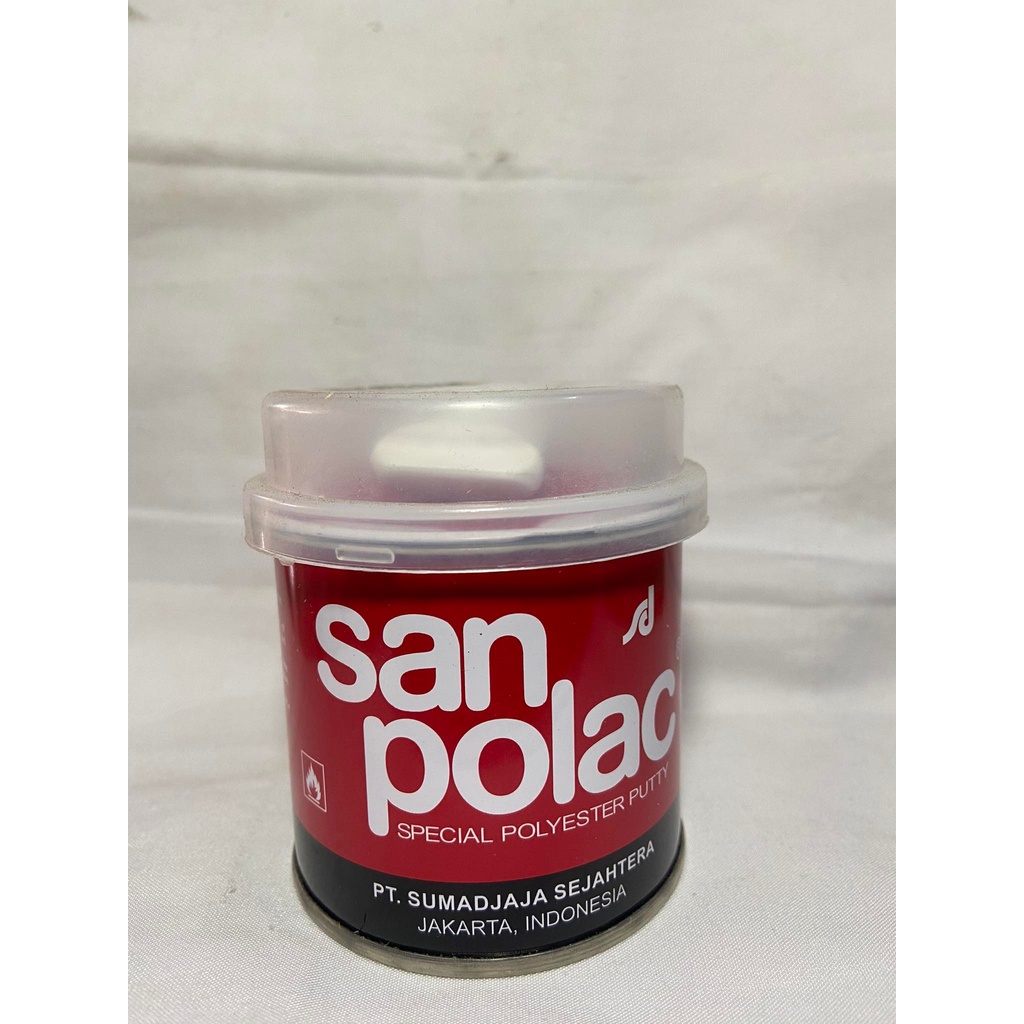 Jual Dempul Sanpolac 250 Gram / Dempul Besi Dempul Mobil + Hardener ...