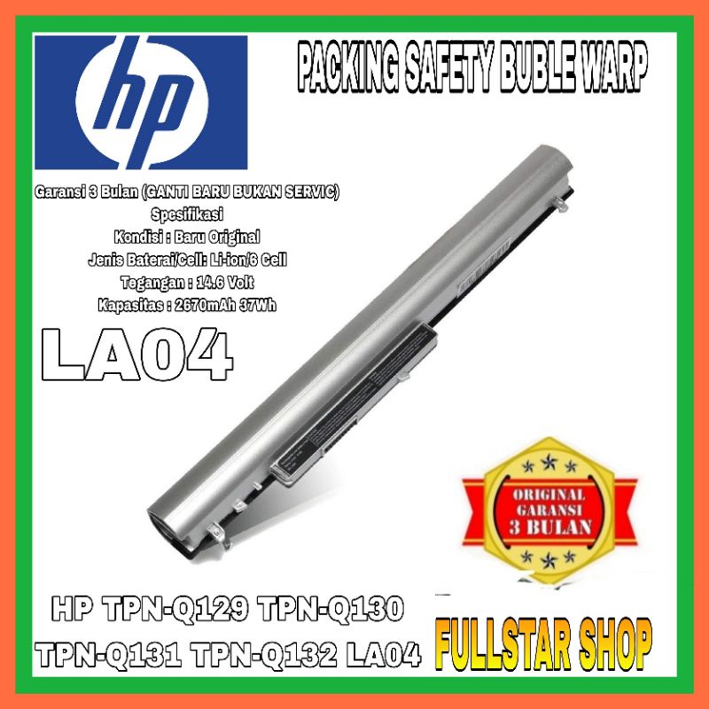 Jual Battery Baterai HP Pavilion 14-N 15-N Probook 240-G2 LA04 | Shopee Indonesia
