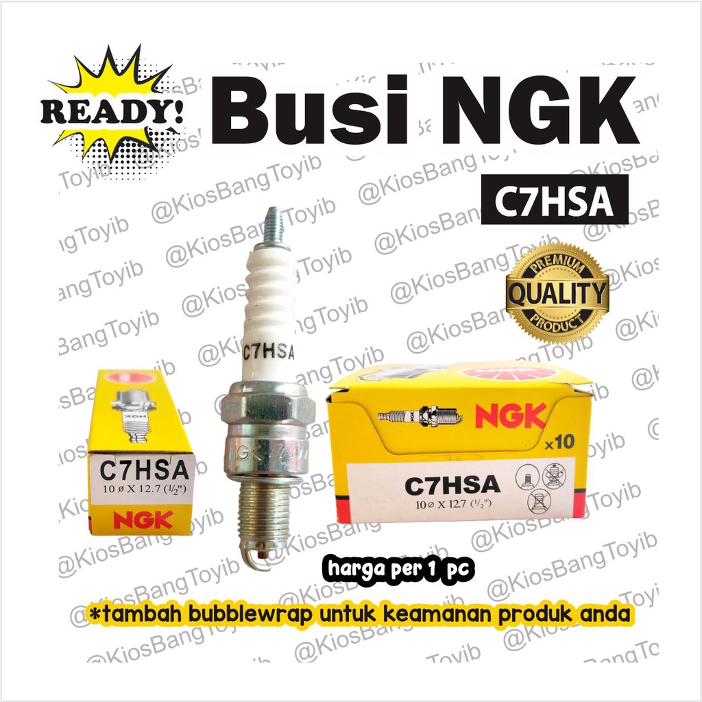 Jual Busi Motor NGK C7 C7HSA Grand Supra X Mio Jupiter Vega FiZR ...