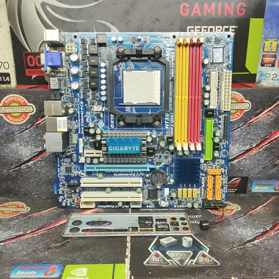 Jual Motherboard AMD Gigabyte GA-MA78GM-US2H Socket AM2+ | Shopee Indonesia