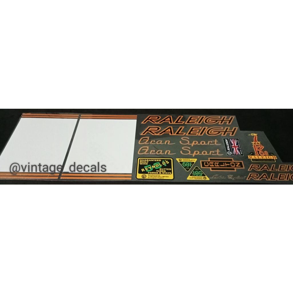 Jual sticker decals sepeda Raleigh Gran sport | Shopee Indonesia