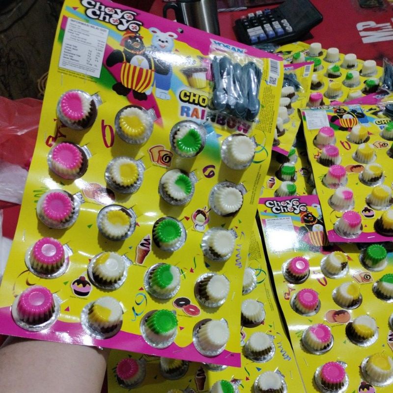Jual choyo choyo cup chocolate rainbow jadul | Shopee Indonesia
