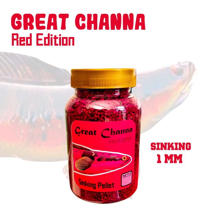 Jual Ikanesia - Pelet Great Channa Red Edition Naikkan Warna Merah Ikan ...