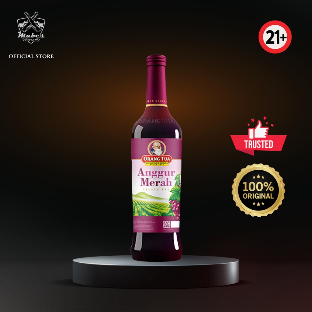 Jual Anggur Merah Orang Tua / Amer OT 620ml | Shopee Indonesia