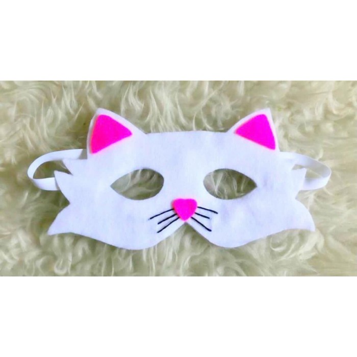 Jual Topeng Kucing Kostum Kucing Hitam Binatang Hewan Bando Kucing ...
