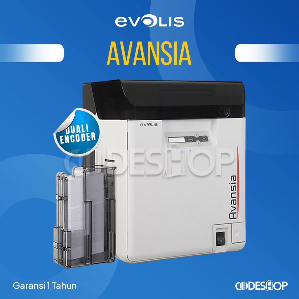 Jual Printer ID Card Evolis Avansia Duali Encoder - Cetak Kartu Single ...