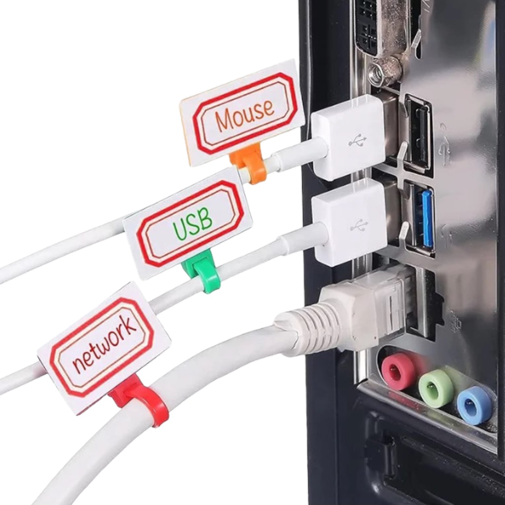 Jual Kabel Tis Tie Ties Cable Lebel Maker Marker Name Tag Label ...