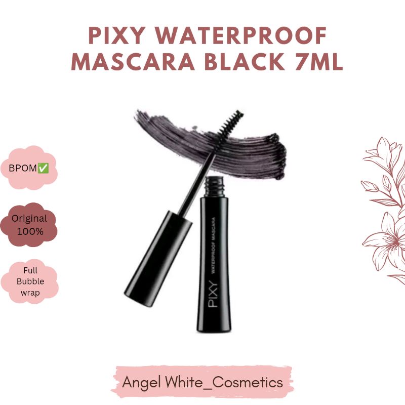 Jual ORIGINAL 100% PIXY WATERPROOF MASCARA BLACK 7ML | Shopee Indonesia