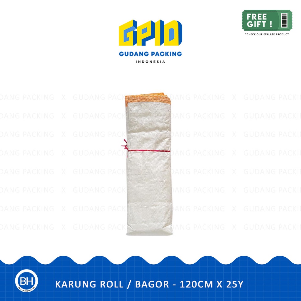 Jual Karung Bagor/ Karung Rol/ Karung Ngebal 120cm x 25 Yard | Shopee ...