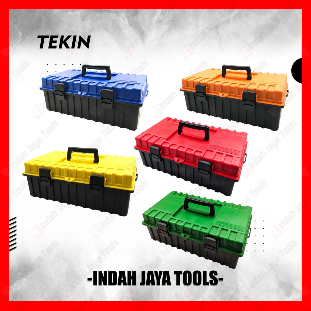 Jual TEKIN Toolbox Besar Tool Box Kit Plastik Tempat Kunci Kotak Perkakas | Shopee Indonesia