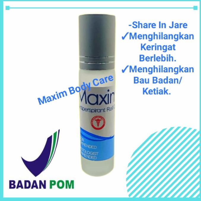 Jual (BISA COD) Maxim Antiperspirant Deodorant Roll On 5-ML | Shopee ...