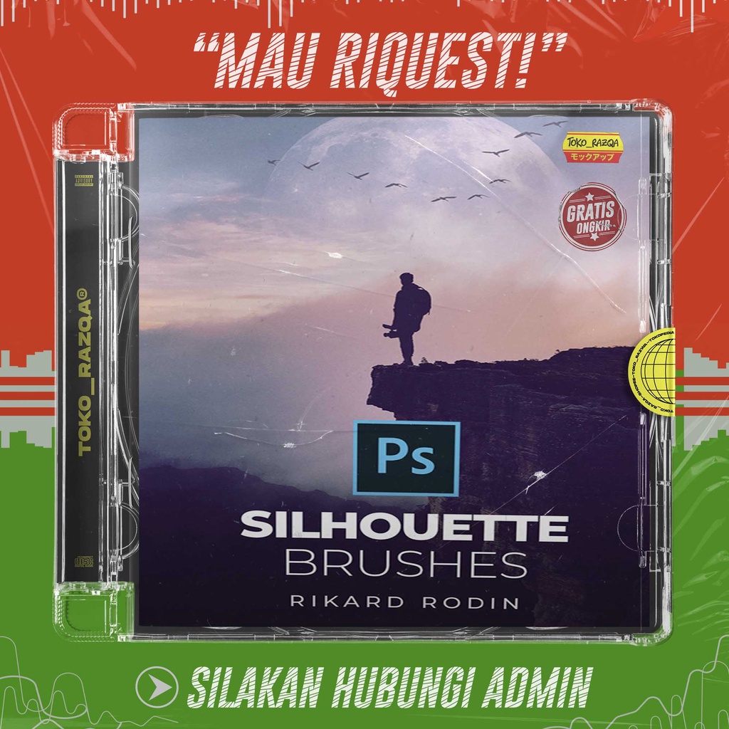 Jual Rikard Rodin - Silhouette Brushes Bundle For Photoshop PS BRUSHES ...